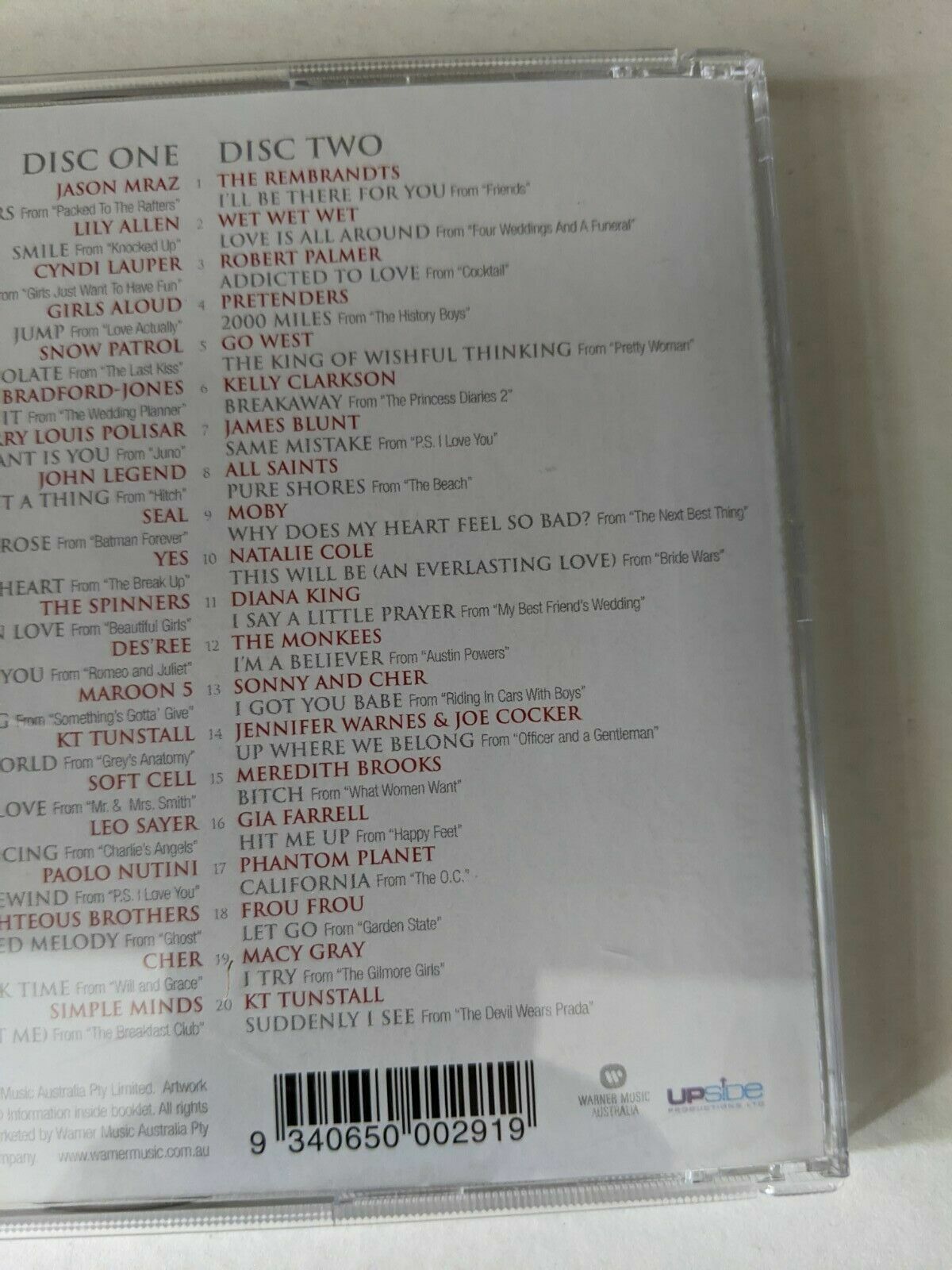 The Ultimate Chick Flick Soundtrack, 2CD, Various Artists, Compilation ...