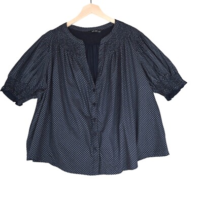 eShakti Top Plus Size 2X Custom Blouse Short Sleeve Stretchy Purple | eBay