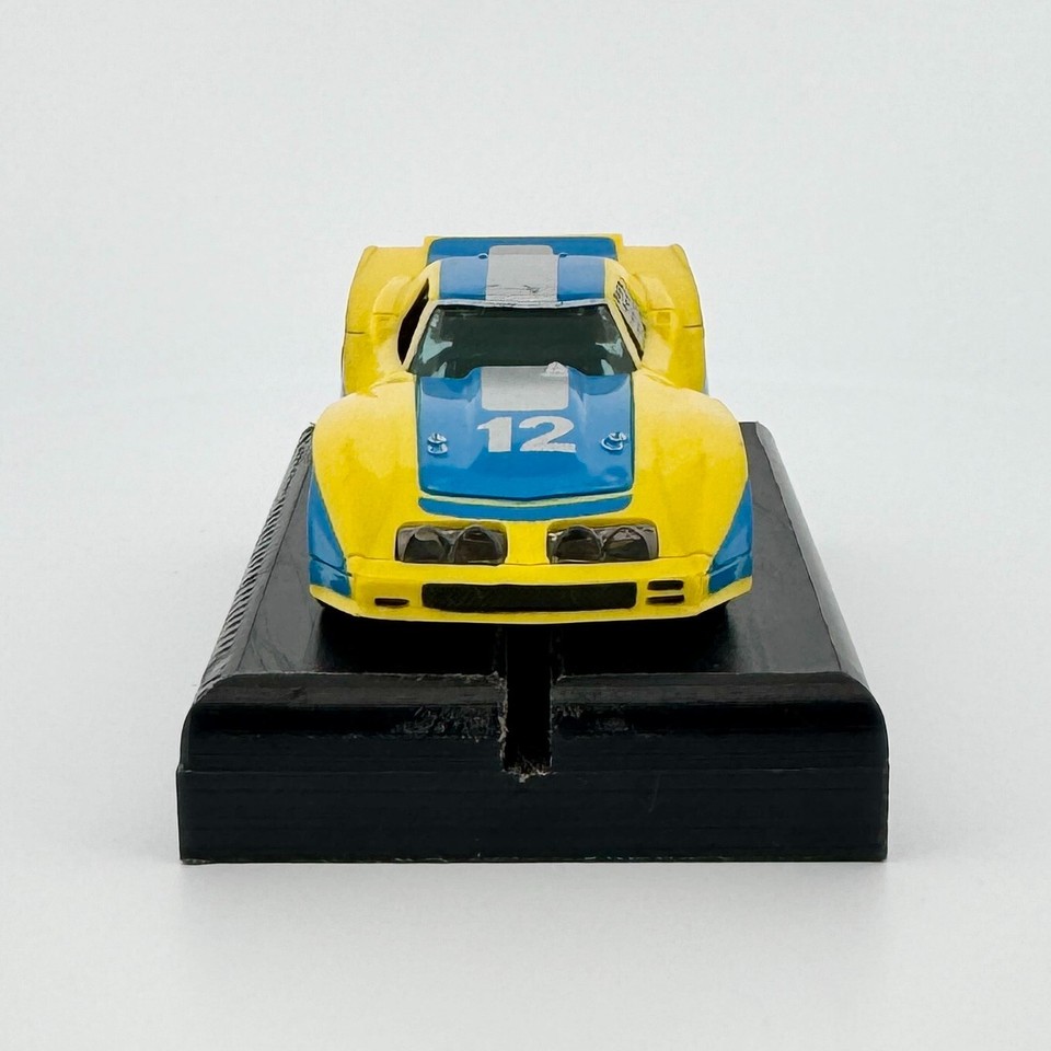 AFX Aurora Chevrolet Corvette GT, Yellow / Blue #12, AFX MT Chassis ...