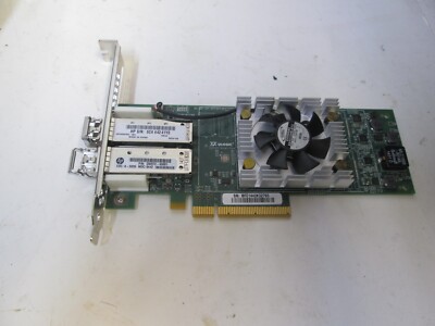 HP QLogic QLE2662 Dual Port 16Gb SFP+ Fibre HBA adapter QW972-63001 w ...