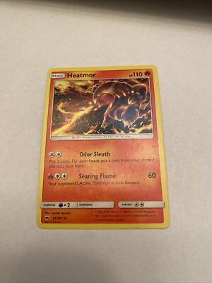 POKEMON Trading Card basic heatmor hp110 24/147 | eBay