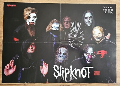 MEGA Poster: SLIPKNOT from 2019 - 22 x 16 in. (55 x 40 cm) - MINT ...