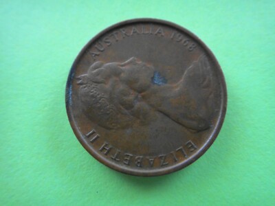 Australian 1968 2c ( Two) Cent Circulated Coin Frill Neck Dragon Lizard ...