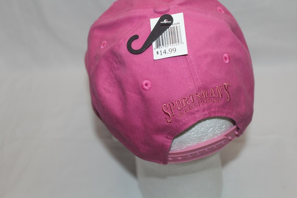 PINK SPORTSMAN WAREHOUSE SW Logo Baseball Cap Hat One Size Strapback ...