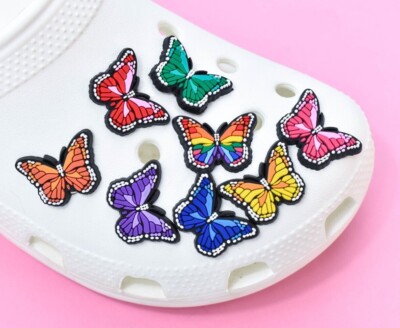 Butterfly For Crocs Charms Butterflies Shoe Charm | eBay UK