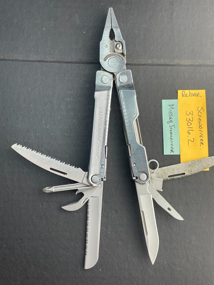 Leatherman Rebar Multi Tool Plier Stainless- Parts or Repair | eBay