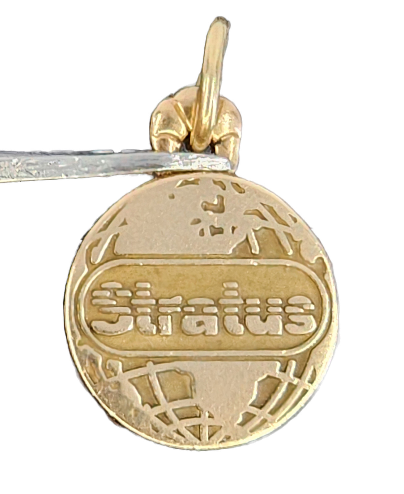 VINTAGE STRATUS SOLID 10K GOLD CHARM PENDANT EMB CTO ~ 16mm / 1.7g | eBay