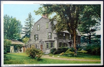 Old Manse, Erected 1764, Monument St., Former Residence of Emerson ...