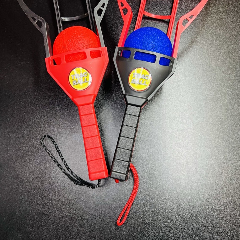 Wham-O Trac-Ball Set 2 Balls 2 Racquets No Box | eBay