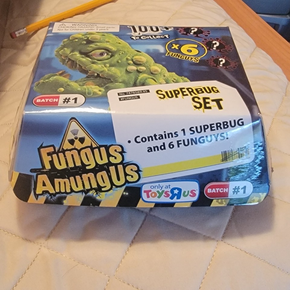 Fungus Amungus Superbug Set Batch #1 ToysRUs Vivid Sticky Figures Seale ...