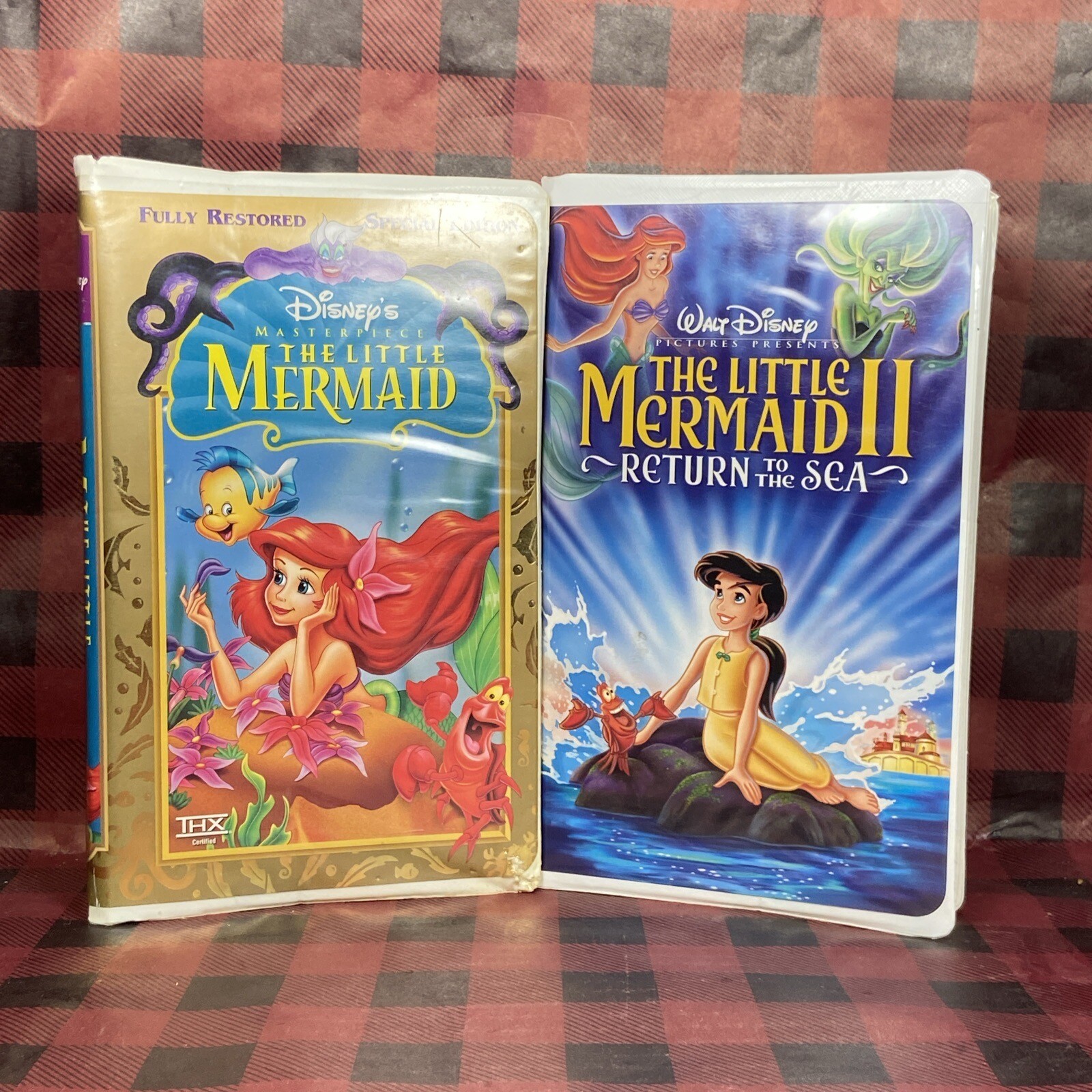 Disney’s Masterpiece The Little Mermaid 1 & 2 VHS Special Edition 1998 ...