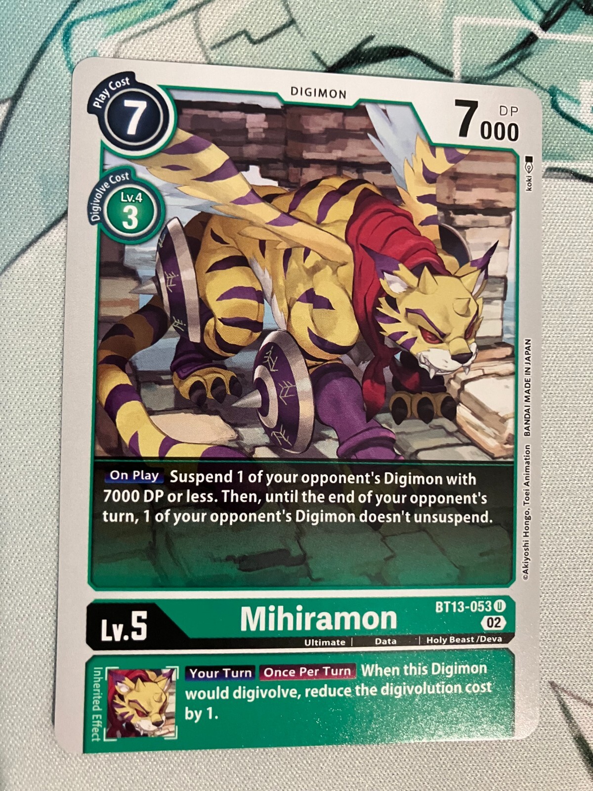 Mihiramon BT13-053 U Digimon CCG | Versus Royal Knights NM | eBay