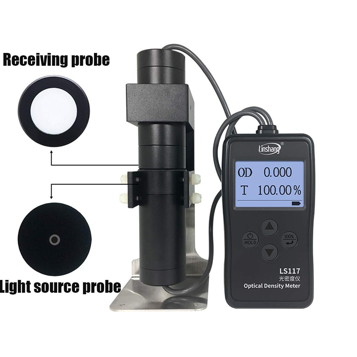 Optical Density Meter Densitometer Light Transmittance Tester 0.00 to 6 ...