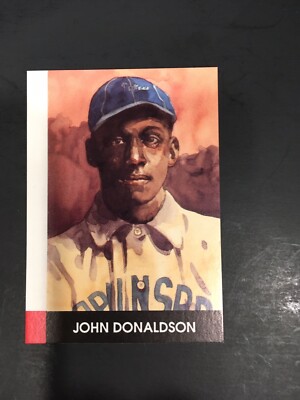 1990 STARS OF THE NEGRO LEAGUES JOHN DONALDSON, #8, NM/MT (Free ...