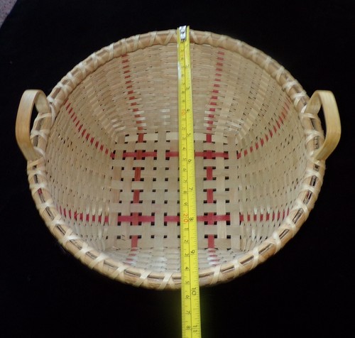 HAND CRAFTED SHAKER STYLE BASKET ROUND BASKET | eBay