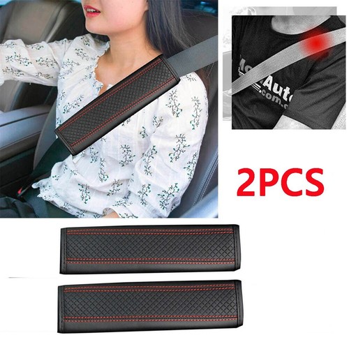 2Pcs Seat Belt Shoulder Pad Cushion Protector Cover Car Safety Strap Accessories | eBay