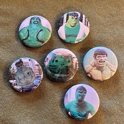 Incredible Hulk Terrible Cosplay Button 6-Pack | eBay
