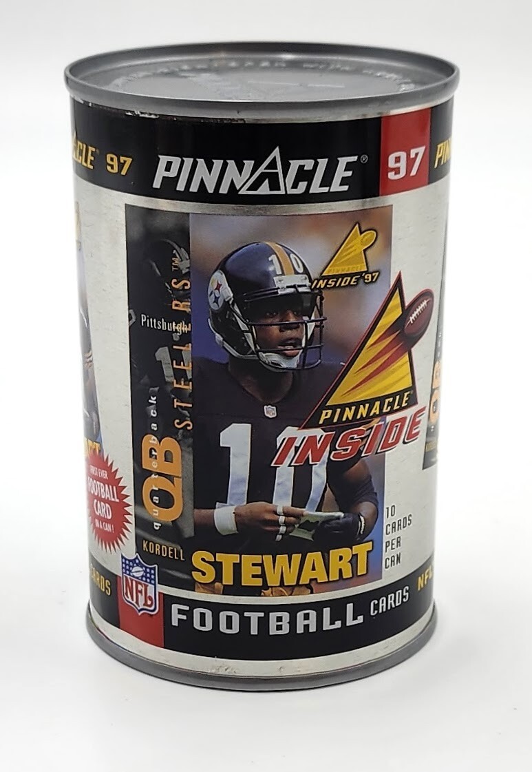 1997 Pinnacle Football Card in a Can Kordell Stewart 10 Cards per Can ...