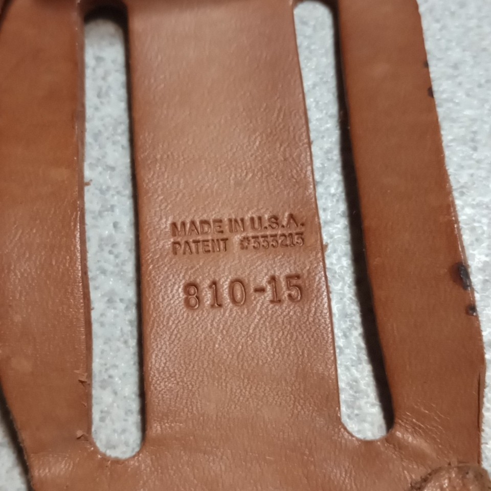 VGC Buck 810 Workman Hawkbill Fixed Blade Knife w/Leather Sheath 810-15 ...