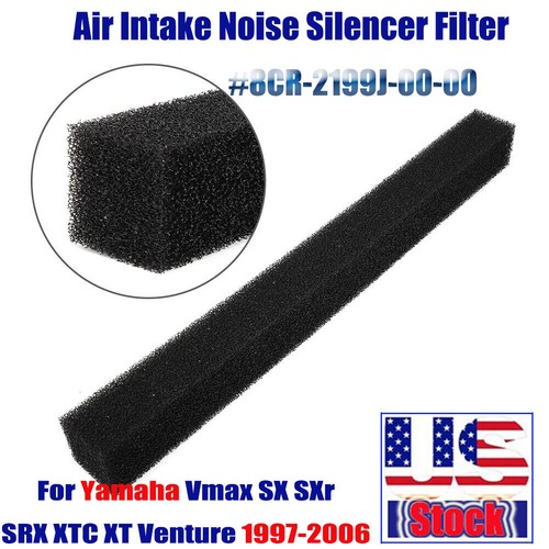 For Yamaha 97-06 Air Intake Noise Silencer Filter Vmax SX SXr SRX XTC ...