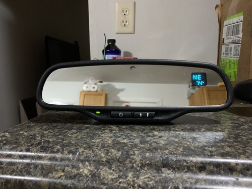 Gentex 511 Auto-dim Mirror with Compass & Temp Rare w/pigtails,sensor ...