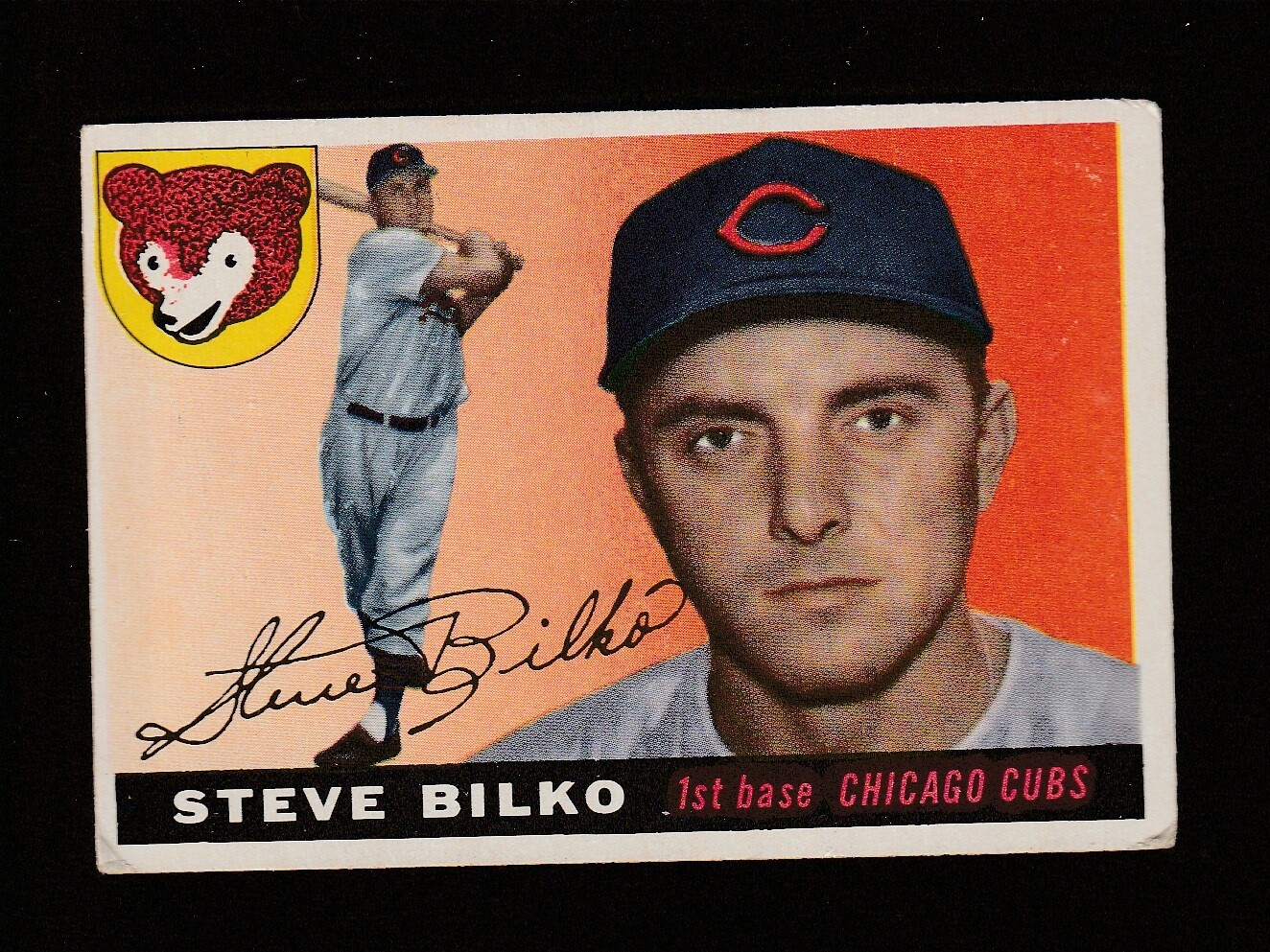 STEVE BILKO #93 1955 TOPPS BASEBALL MID-GRADE****x | eBay