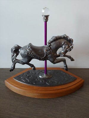 MICHAEL RICKER American Carousel Horse Collection #3 Nicole PEWTER | eBay