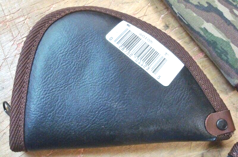 5) Kolpin Soft Padded Hand Gun Rug 5" Case s with Zippered Pouch Bag ...
