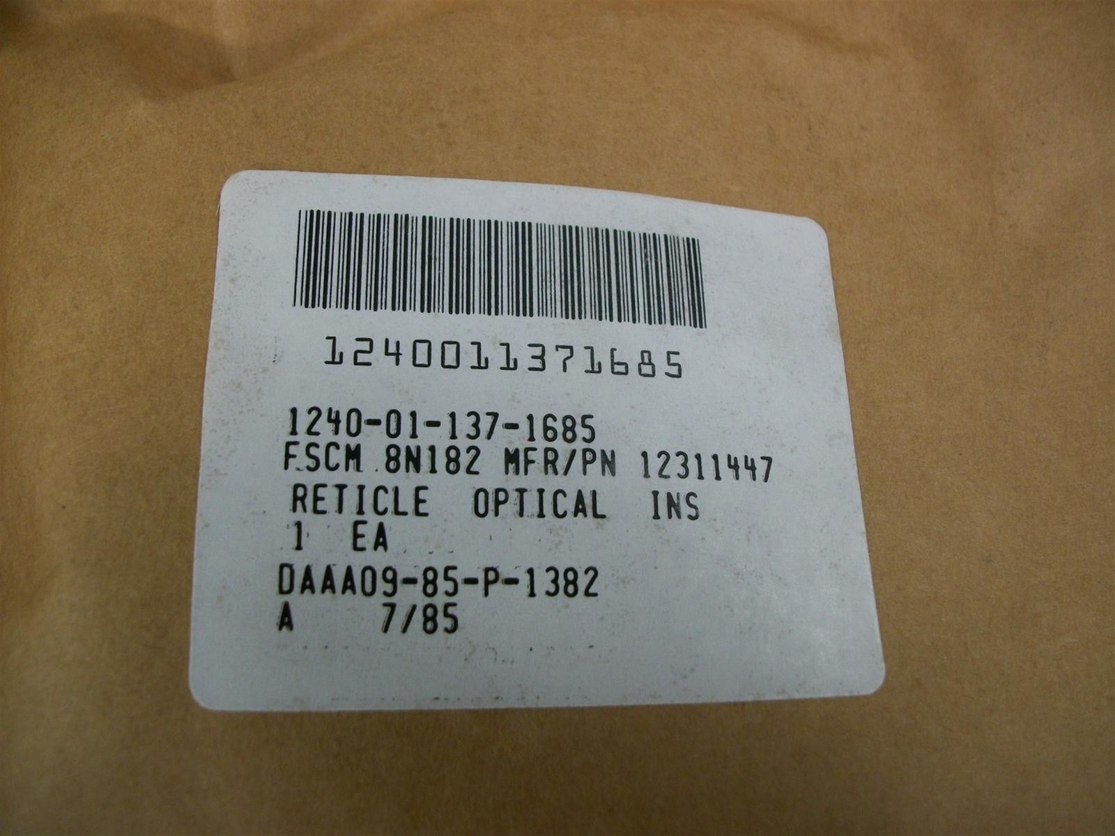 M1A1 Abrams Combat Tank 120mm Smooth Bore M256 Cannon Gun Reticle ...