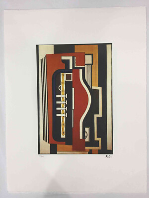 Fernand Leger Lithography off set cm 50x65 signing on plate with ...