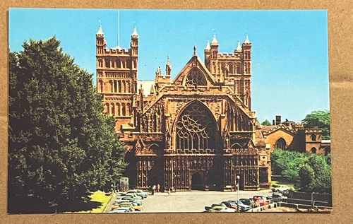 VINTAGE UNUSED POSTCARD - THE CATHEDRAL, EXETER, ENGLAND | eBay