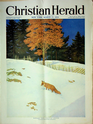 Christian Herald Magazine Where Trails Cross March 11 1914 New York ...