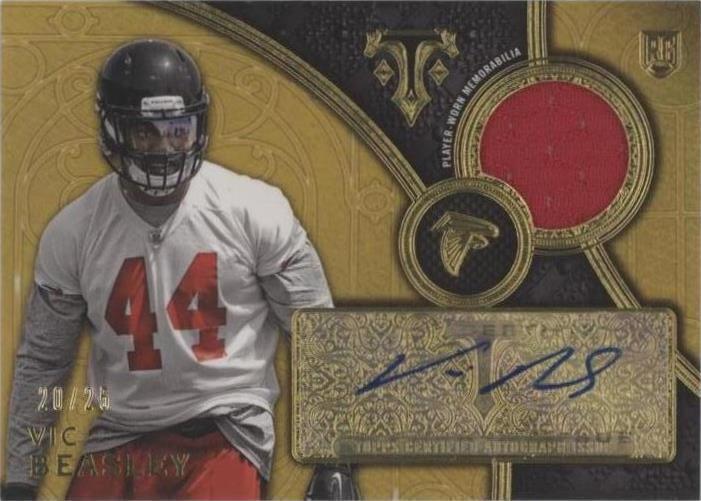 2015 Topps Triple Threads - Rookie Autograph Relics Vic Beasley #TTRAR ...