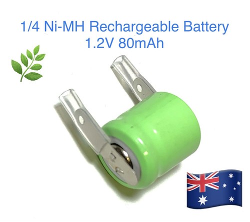 5 × 1/4 AAA Rechargeable NiMH Batteries 1.2V 80mAh | eBay Australia
