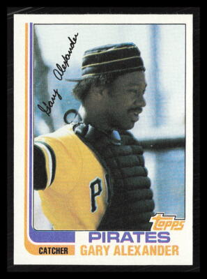 Gary Alexander 1982 Topps #11 Pittsburgh Pirates | eBay
