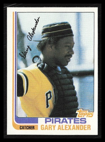 Gary Alexander 1982 Topps #11 Pittsburgh Pirates | eBay