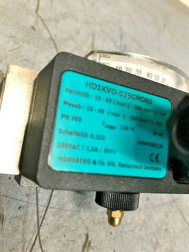 Hosco Honsberg Novafix Flow Switch HD1KVO-025GM060 12-354-1858 | eBay