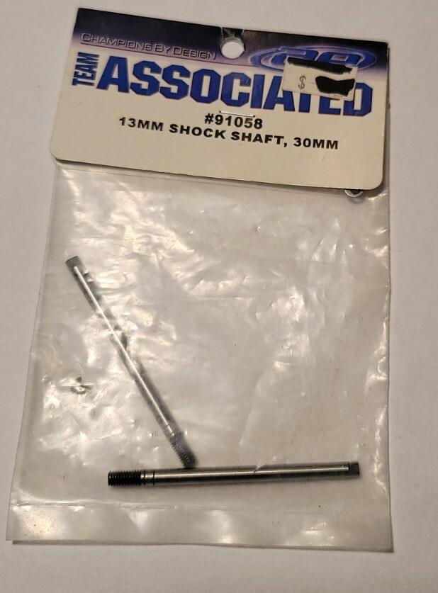 Team Associated Shock Shock Shaft 13mm 30mm Long Sc10 4x4 Short Course ...