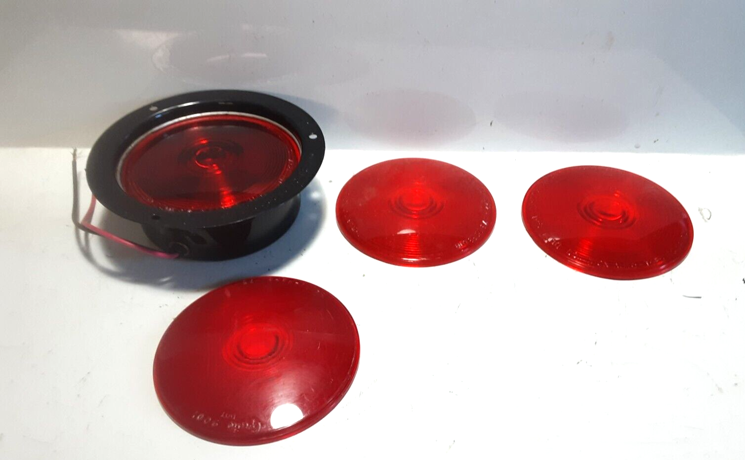 Dominion Auto 70-6000 Red Flush Mount Taillight Stainless Steel Extra ...