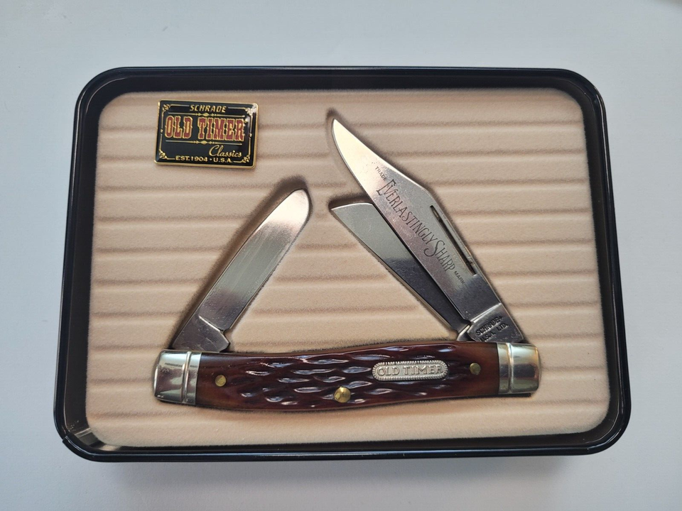 Schrade Old Timer OTC 80 Stockman Pocket Knife - Limited Edition - Made ...