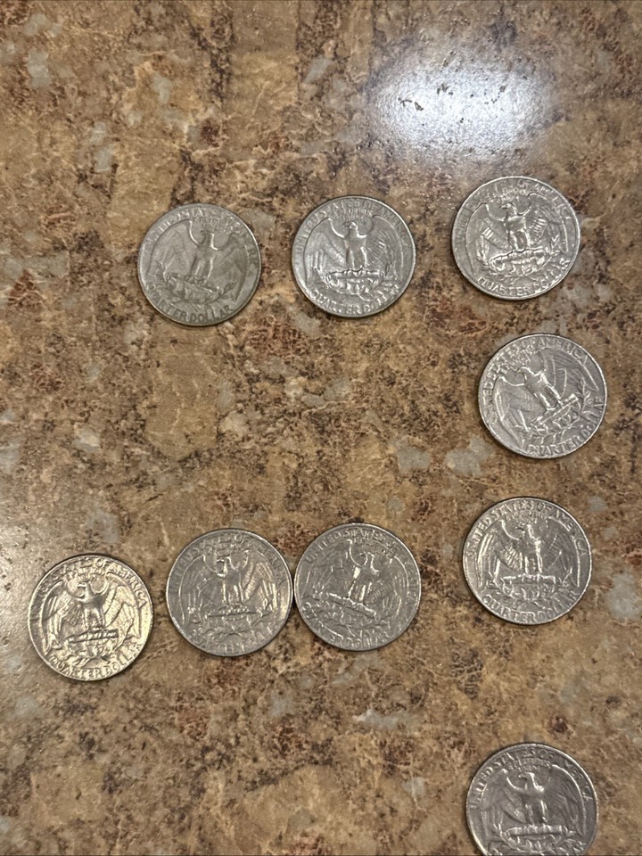 3 1965 Liberty Quarter 1 1966 Liberty Quarter 4 1967 Liberty Quarters 1 ...