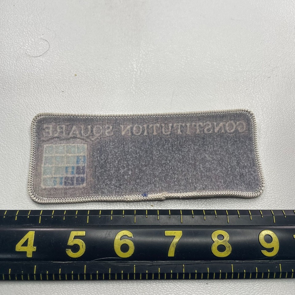 CONSTITUTION SQUARE Patch T039 | eBay