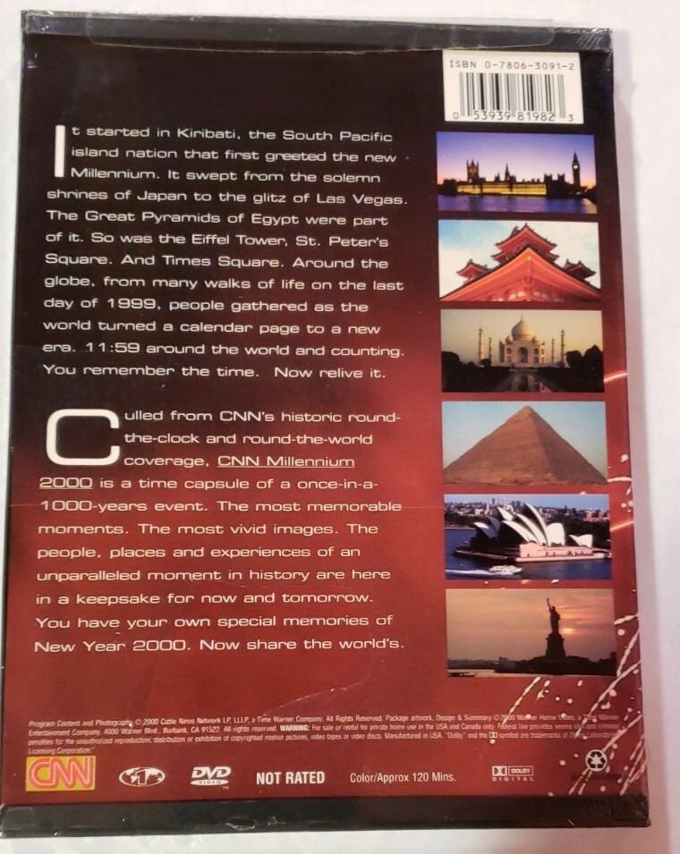 CNN Millennium 2000 (DVD, 2000) 53939819823 | eBay