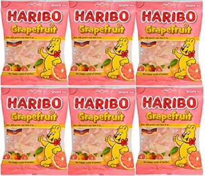 HARIBO Grapefruit Slice Gummy Candy 200g x 6 Bags | eBay