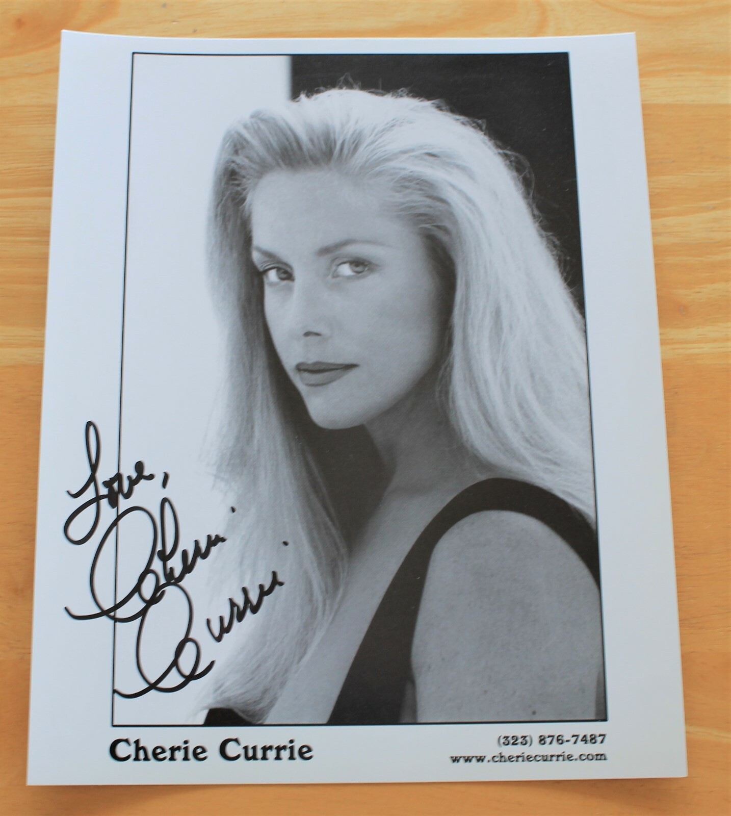 Cherie Currie 8x10 Headshot Signed Photo Runaways Cherie Official Ebay ...