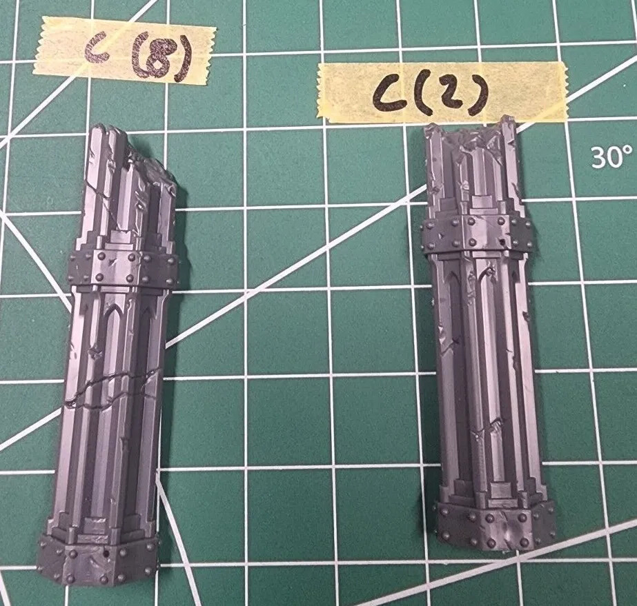 Warhammer 40K terrain Bits Sector Imperialis. Arches, Columns, Walls ...