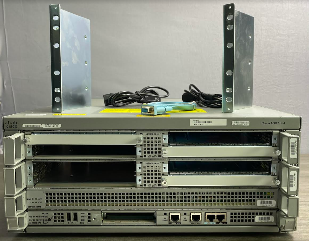 Cisco ASR1004 Chassis Dual AC Power ASR 1004 2x ASR1004-PWR-AC- SameDay ...