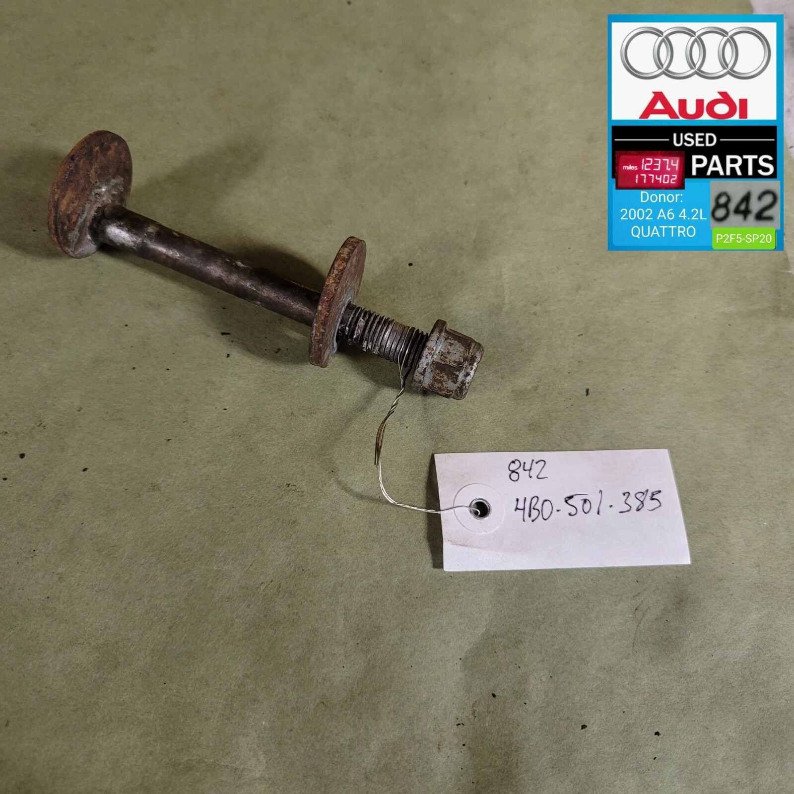 *LATERAL CONTROL ARM BOLT* for AUDI A6 V8 4.2 OEM 1998-2004 *FREE ...