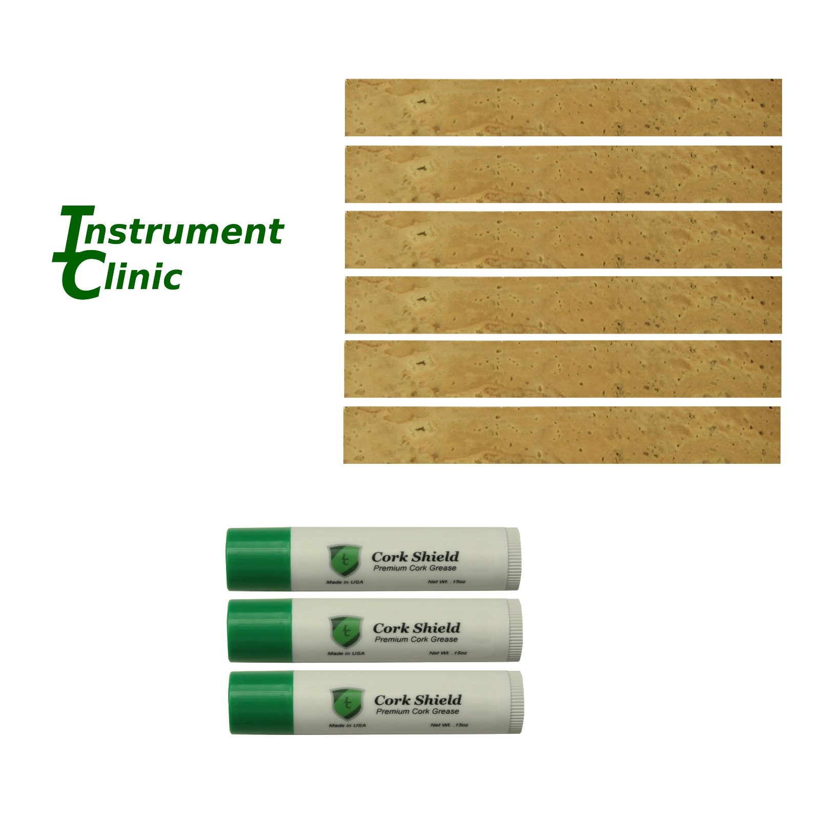 Clarinet Tenon Joint Cork, 6 Pack, with 3 | Grelly USA