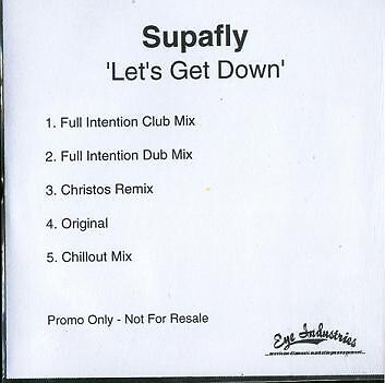 Supafly - Let's Get Down (CDr, Promo) | eBay